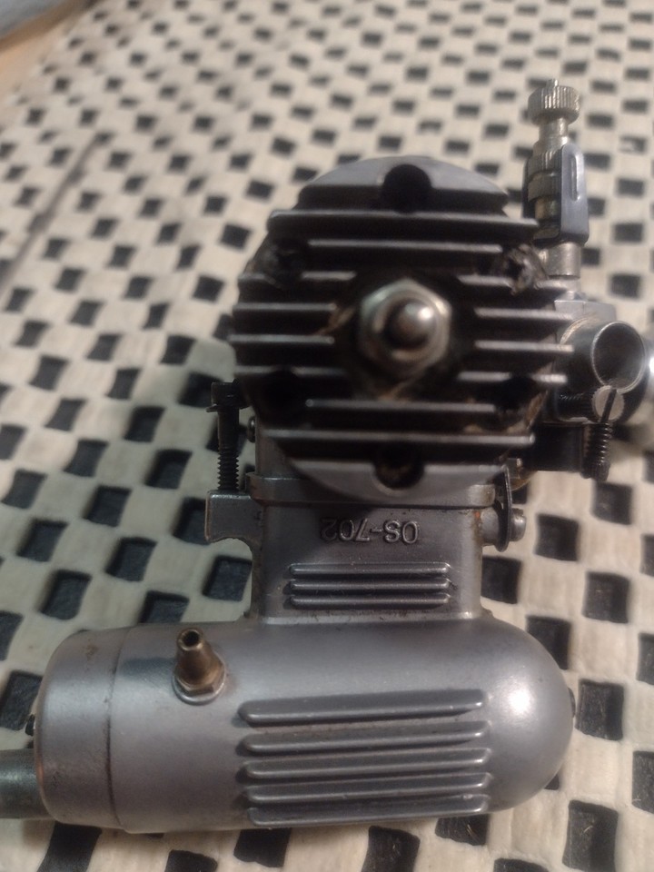 Vintage O.S. Max 25 RC Airplane Engine + Muffler OS 702 Japan | eBay