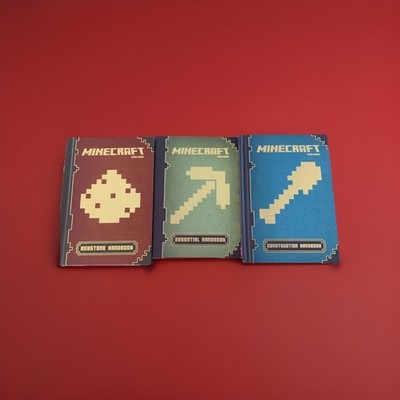 MINECRAFT Handbook Collection 3 Book Set Paperback & Hardcover ...