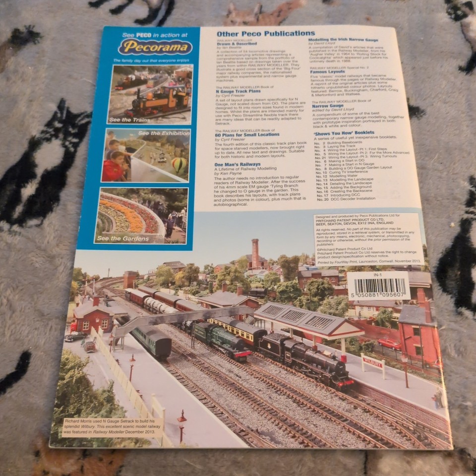 PECO Setrack N Gauge Planbook Model Railway Layouts IN-1 | eBay UK