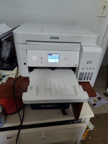 Epson EcoTank ET-4760 All-In-One Color Inkjet Printer Scanner Copier ...