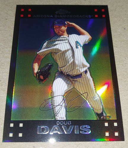 2007 Topps Chrome DOUG DAVIS #210 REFRACTOR Arizona Diamondbacks | eBay