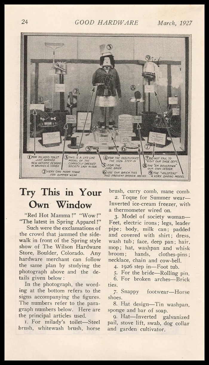 1922 Wilson Hardware Store Boulder Colorado Photo Display Article Print ...