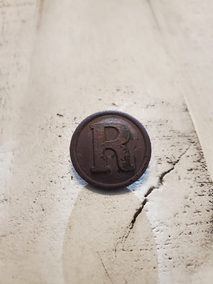 RIFLEMAN CONFEDERATE BUTTON CIVIL WAR PERIOD EXCAVATED RARE AND ...