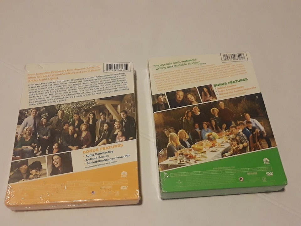 Parenthood DVD Sets Seasons 1 & 2 New Unopened Complete Graham Krause ...
