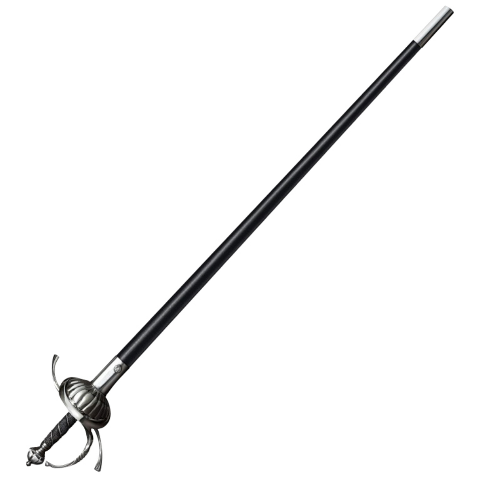 Cold Steel 88CHR 41.5 Inch 1060 Carbon Ribbed Shell Swept Hilt Rapier ...
