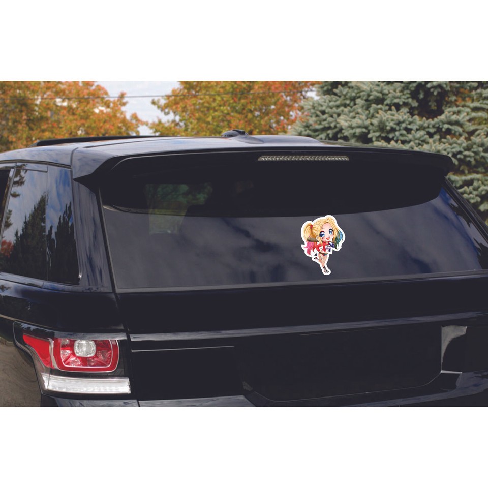 5" x 3" 5/8 HARLEY QUINN V3 Car/Truck/Windows//Full Color Sticker | eBay
