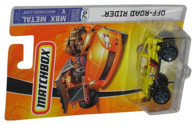 Matchbox MBX Metal (2007) Yellow Off-Road Rider Toy #70 | eBay