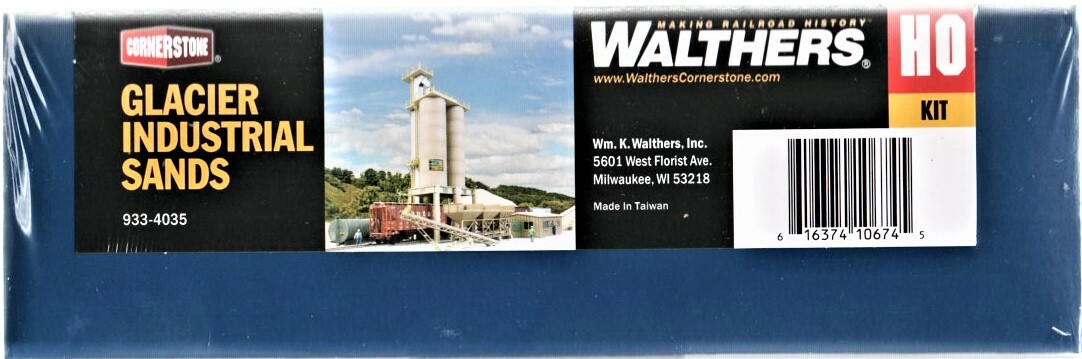 HO Scale Walthers Cornerstone 933-4035 Glacier Industrial Sands Kit | eBay