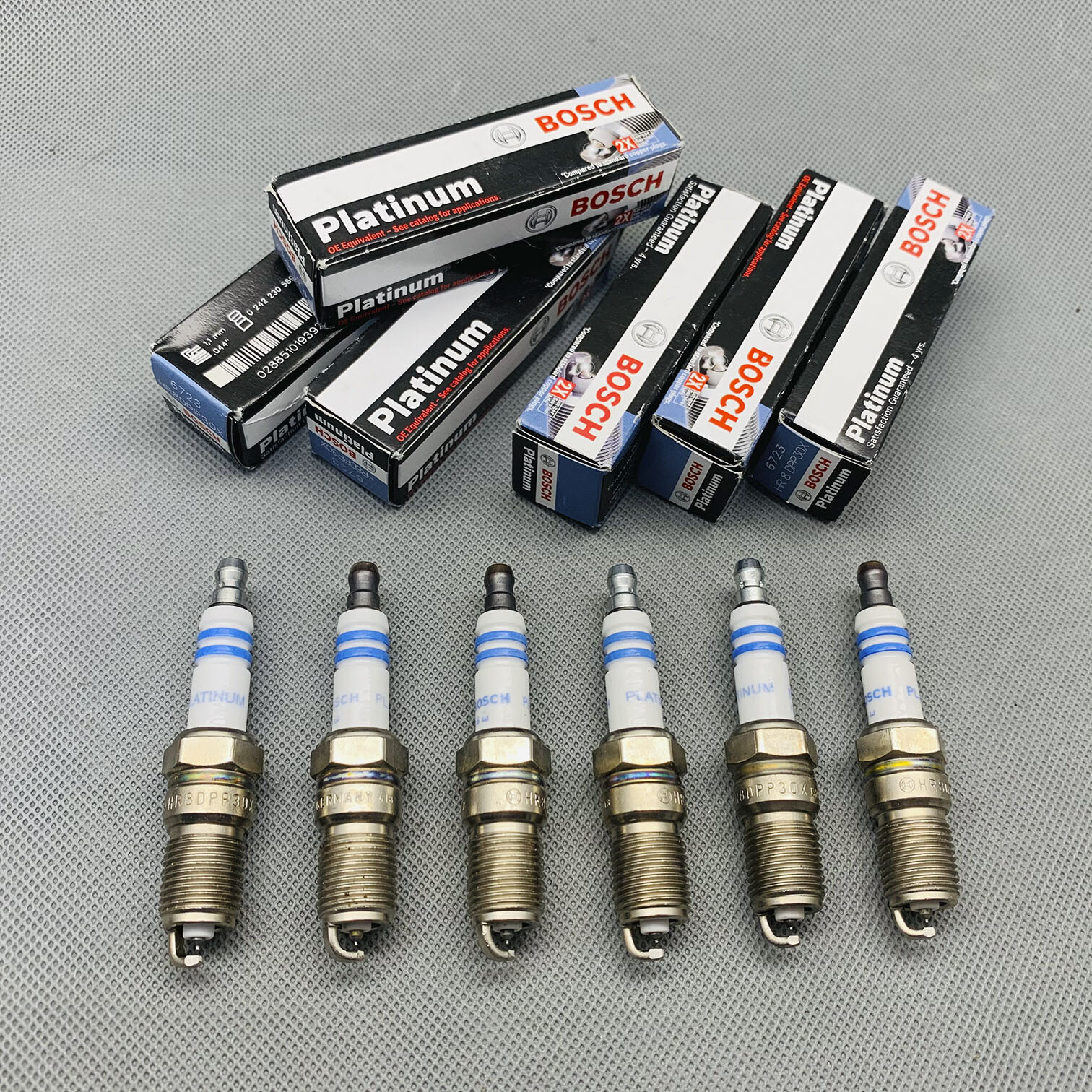 OE Germany Platinum Spark Plug 6PCS For Ford Lincoln Cadillac AGSF32FM ...