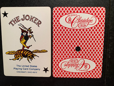 SWAP PLAYING CARD JOKER On BEE Claridge Casino and Hotel ATLANTIC CITY ...