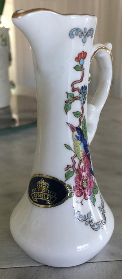 Vintage Aynsley Pembroke fine bone china miniature pitcher | eBay