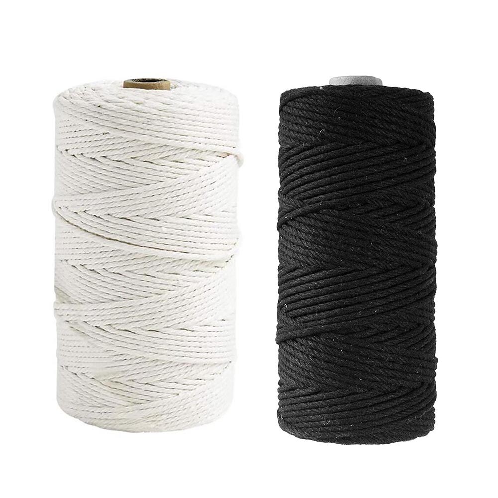 Cotton Twisted Macrame String Rope Thread DIY Home Wedding Decoration ...