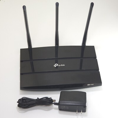 TP-Link Archer A7 AC1750 Router Dual-Band Wireless Gigabit Port - Black ...