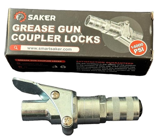 Saker Grease Gun Coupler Locks 14000 PSI Sealed | eBay