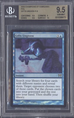MTG Magic Gathering GIFTS UNGIVEN Champions of Kamigawa Foil BGS 9.5 ...
