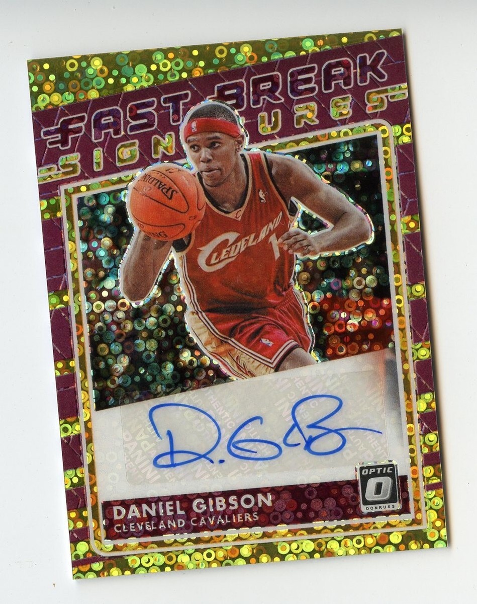 Daniel Gibson E Lebron James B536 DANIEL GIBSON AUTO 2020 21 OPTIC