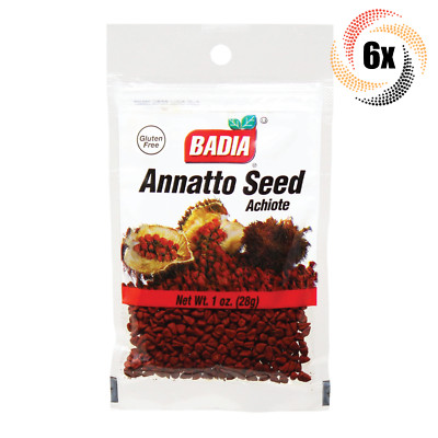 6x Bags Badia Annatto Seed Achiote Seasoning | 1oz | Gluten Free | Fast ...