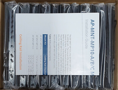 HPE Aruba AP-MNT-MP10-A Campus AP Mounting Bracket Kit Type A 10-Pack ...