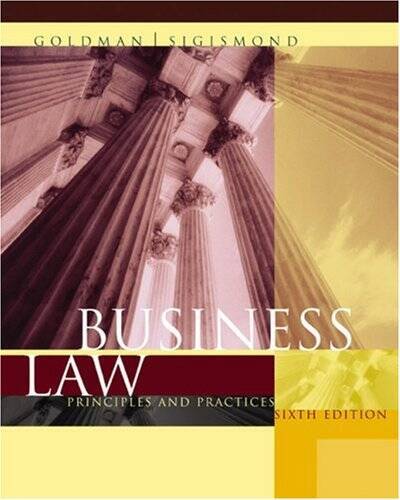Business Law: Principles and Practices, 6th Edition - Paperback - GOOD ...
