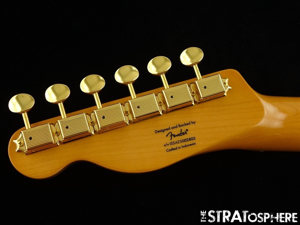 Fender Squier FSR Class Vibe 50s Telecaster NECK & GOLD TUNERS Tele ...