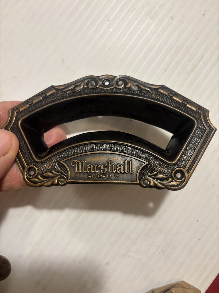 Vintage Marshall Super 7 AM tube Radio Bezel, Escutcheon | eBay