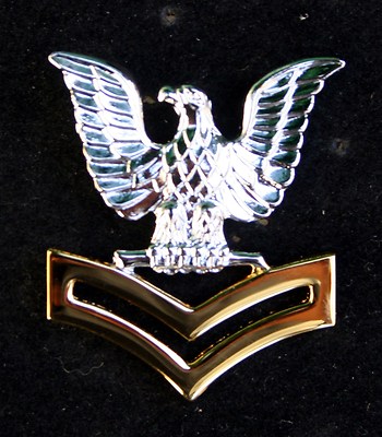 2nd SECOND CLASS PETTY OFFICER GOLD GOOD CONDUCT HAT PIN UP E-5 CROW US ...