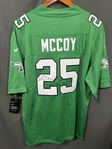 LeSean McCoy Signed Philadelphia Eagles Kelly Green Jersey JSA COA Auto ...