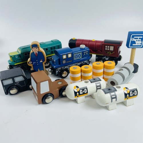 Imaginarium Toy Wooden Railway Locomotives Engines Accessories Lot of ...
