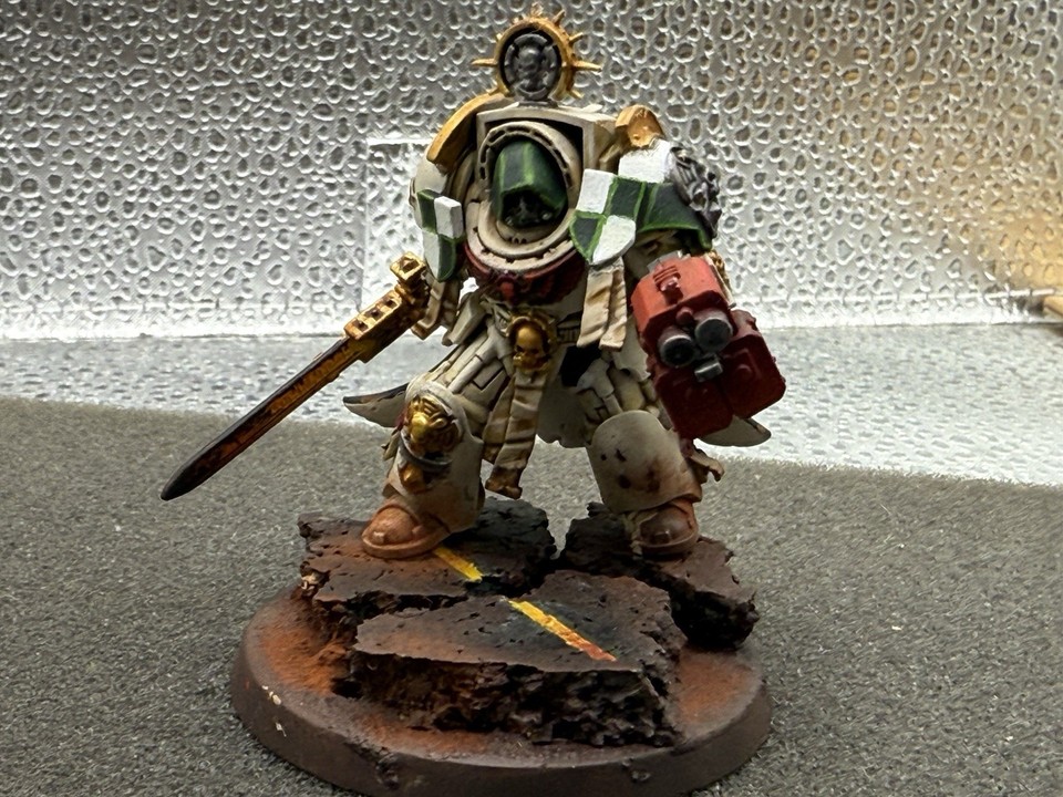 Warhammer 40k Dark Angels Terminator Captain Pro Painted Space Marines ...