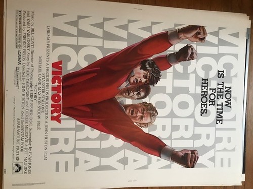 VICTORY SYLVESTER STALLONE 1981 ORIGINAL MOVIE POSTER RARE 30" X 40" | eBay