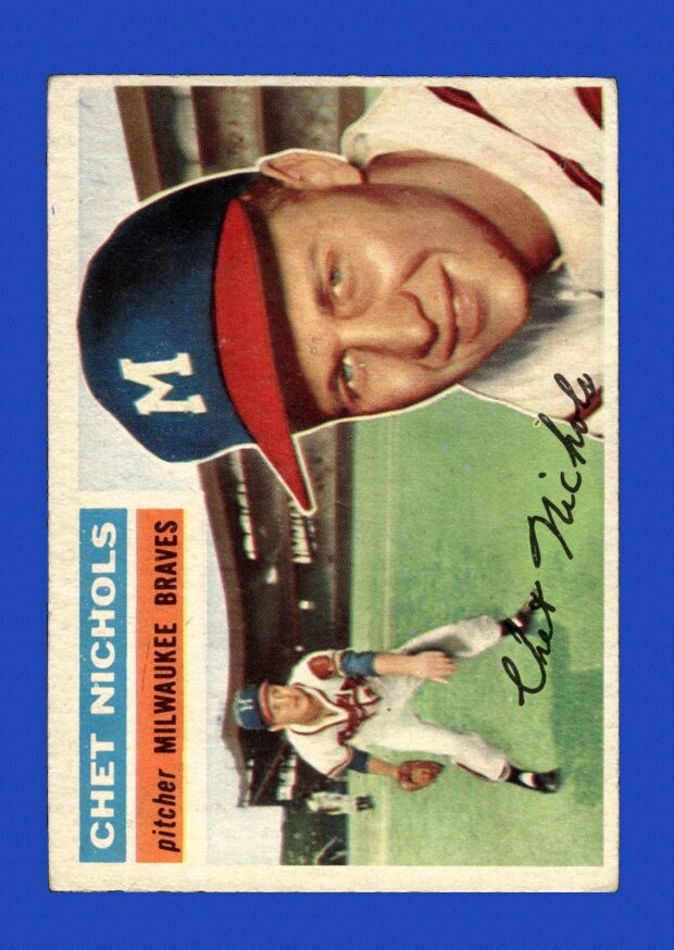 1956 Topps Set-Break #278 Chet Nichols VG-VGEX *GMCARDS* | eBay