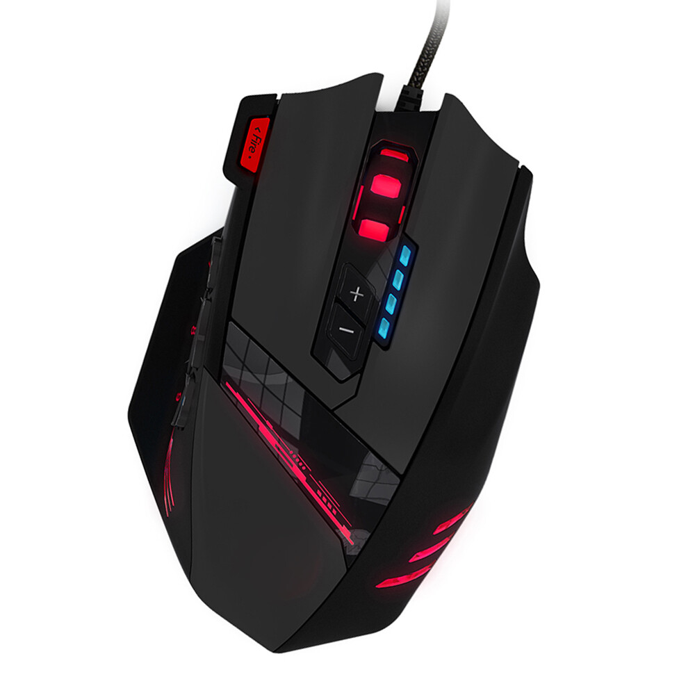 USB Wired Optical Gaming 12 Buttons Mice 4000DPI 7 for Computer F9R3 | eBay