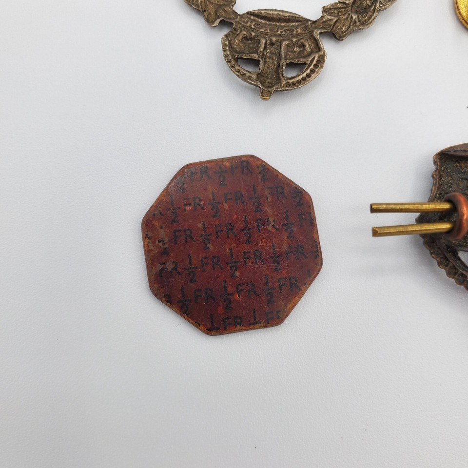 Original WW2 Brit Military Commonwealth Badge Lot Tank Fear Naught RSL ...