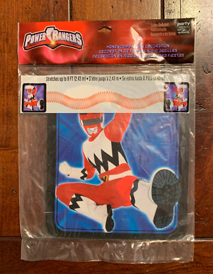 Power Rangers - Paper Honeycomb Birthday Party Decoration - Red Ranger ...