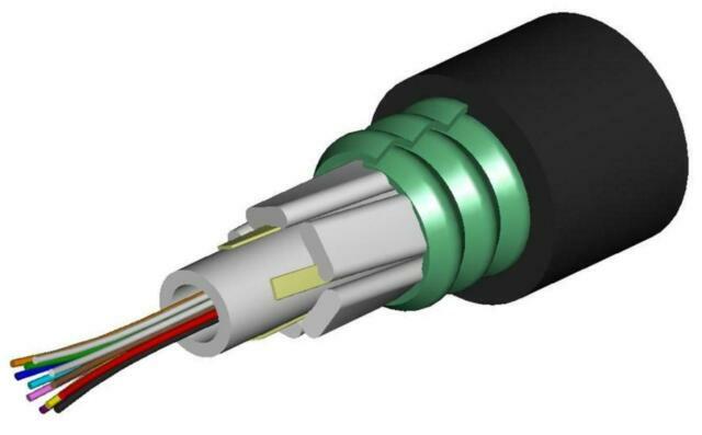 CommScope O-012-DA-8W-F12NS Single Armor/Jacket/Mode Fiber Cable for ...