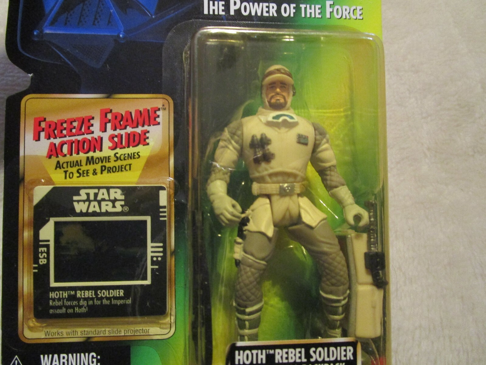 Star Wars 1996 Hoth Rebel Soldier Survival Backpack & Blaster Rifle ...