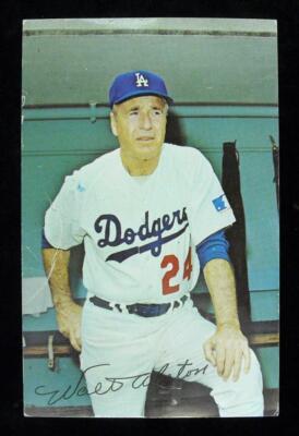 Walt Alston Post Card Photo Los Angeles Dodgers | eBay