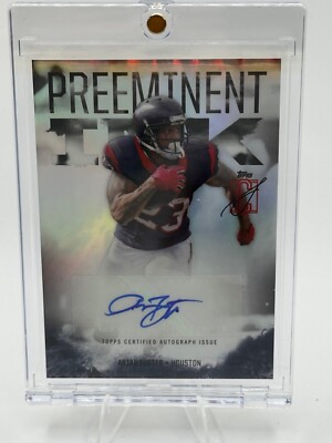 Topps Signature Class 2025 - Arian Foster Preeminent Ink Auto #PI-AF ...