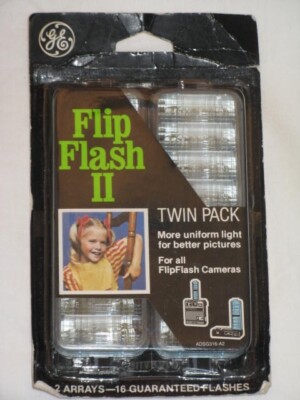 GE Flip Flash II Twin Pack Original Flip Camera Flash 16 Flashes ...