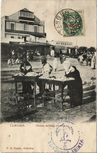 CPA AK MAROC TANGER Moors selling swéets (31702) | eBay