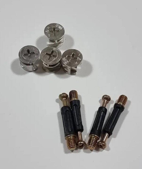 Cam Locks 15mm & Cam Dowels 32mm Flat Packed Furniture Screws Bolts ...