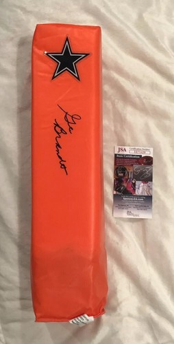 GiL Brandt SIGNED Dallas Cowboys Hof 2019 TOUCHDOWN PYLON AUTOGRAPH JSA ...