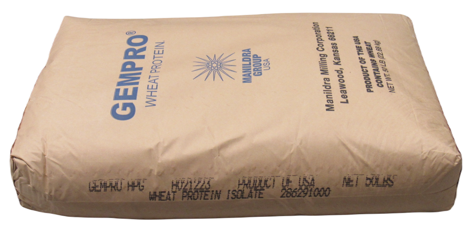NEW 50lb Bag Manildra GemPro HPG Natural Wheat 90% Protein Isolate ...