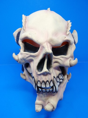 Horned Monster Demon Devil Skeleton Skull Halloween Mask | eBay