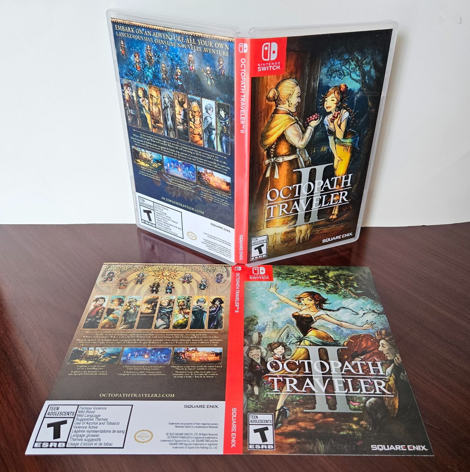 Nintendo Switch Octopath Traveler 2 Double Sided Alternate Box Art | eBay