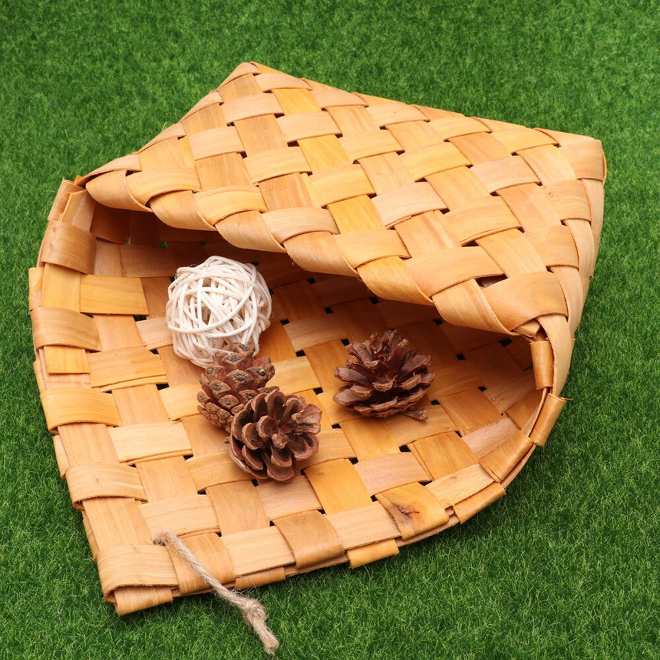 Basket Wall Woodchip Basket Wall Decoration Wood Wall Basket | eBay