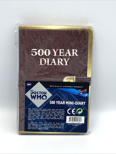 BBC Doctor Who 500 Year Mini-Diary Hard Cover | eBay