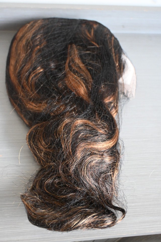 BELE Ombre Highlight 1B/30 Color HD Lace Front Wig Human Hair 180% ...