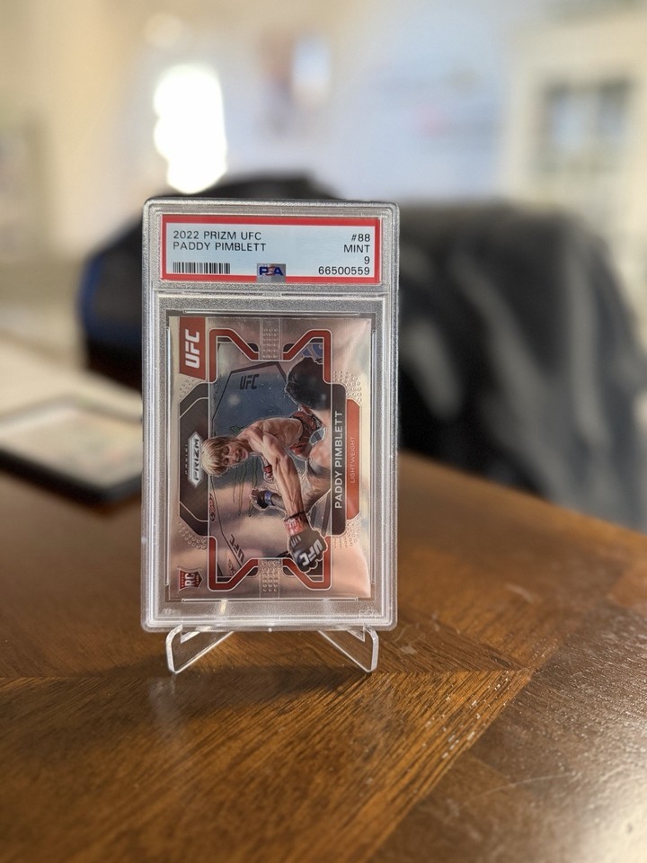 Paddy Pimblett UFC Card Lot (8 Cards) – PSA 9, Donruss, Prizm, Optic ...