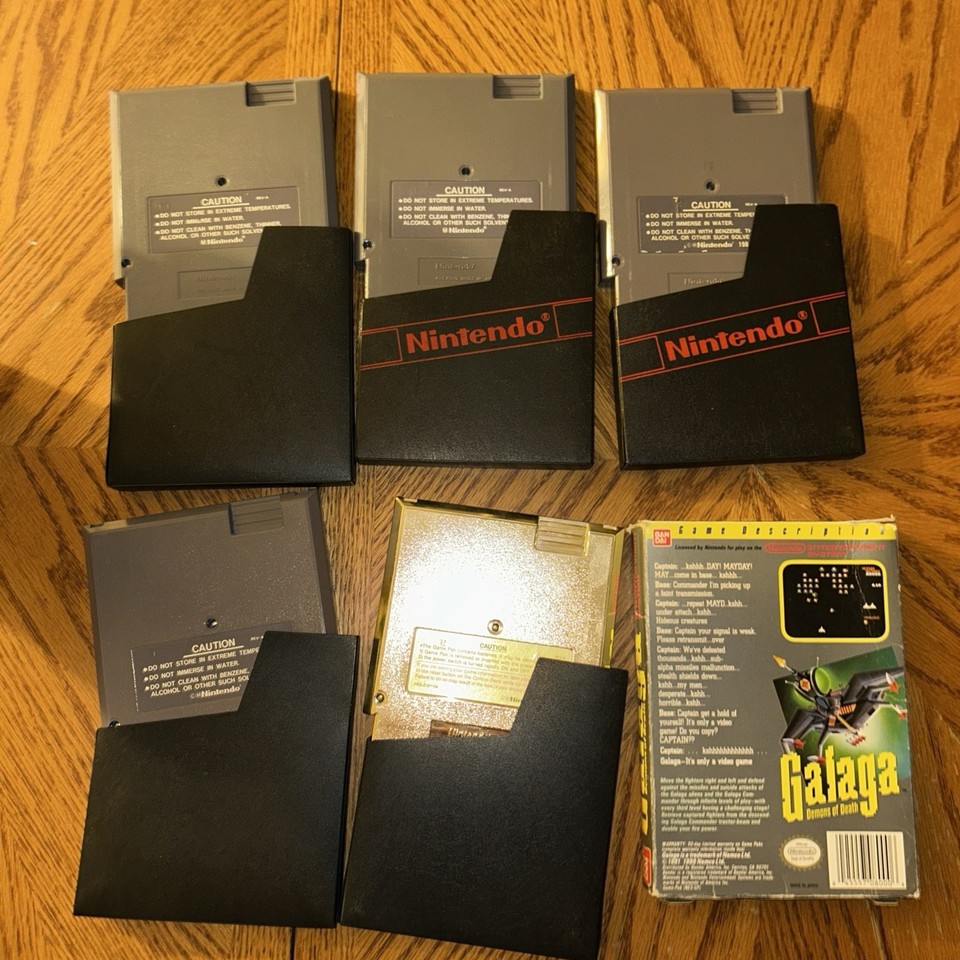 NES Game Starter Pack: Zelda, Mario Bros 1-3, Metroid, Galaga W/ Box ...